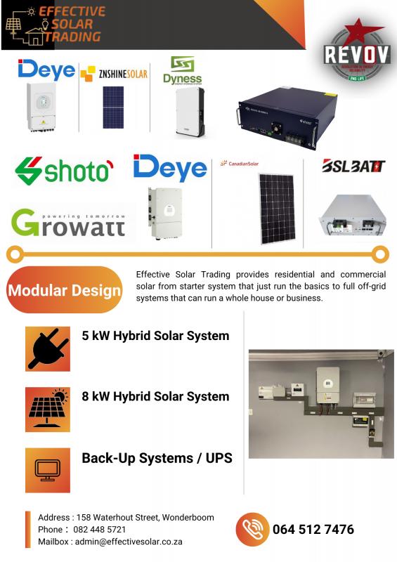Effective Solar Trading - Solar Energy & Battery Back-up ...