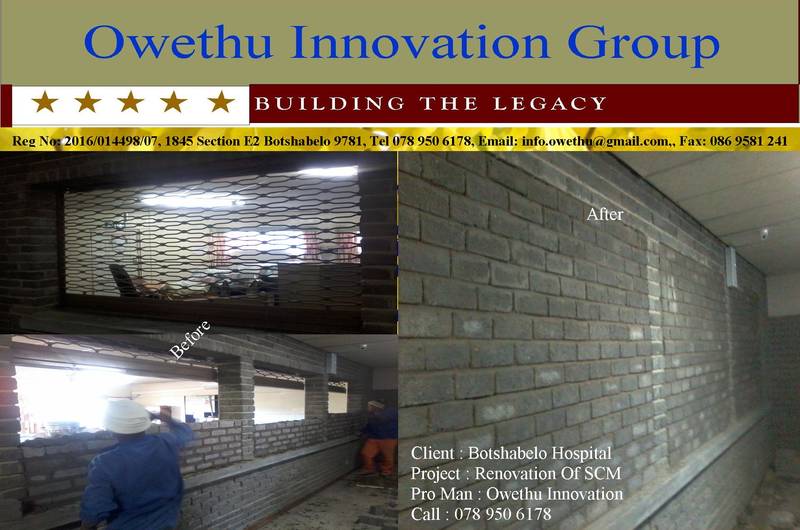 Owethu Innovation Group - Plasterers - Homeimprovement4U